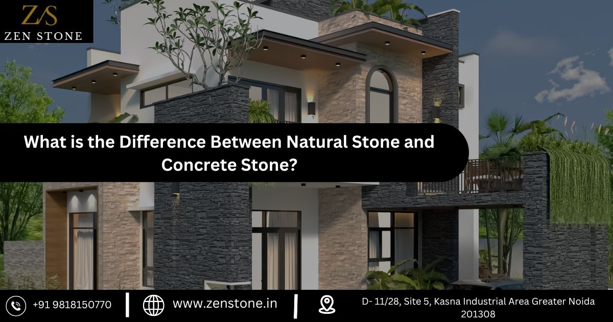What is the Difference Between Natural Stone and Concrete Stone?